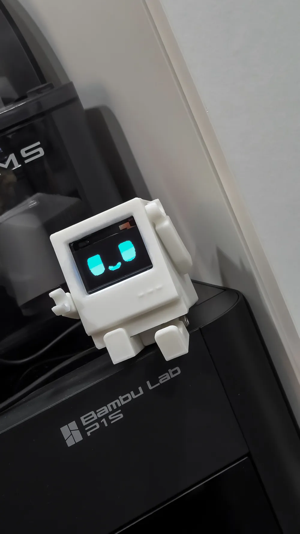 QBIT - Your IoT Desk Robot (ESP32-C3) - Free 3D Print Model - MakerWorld