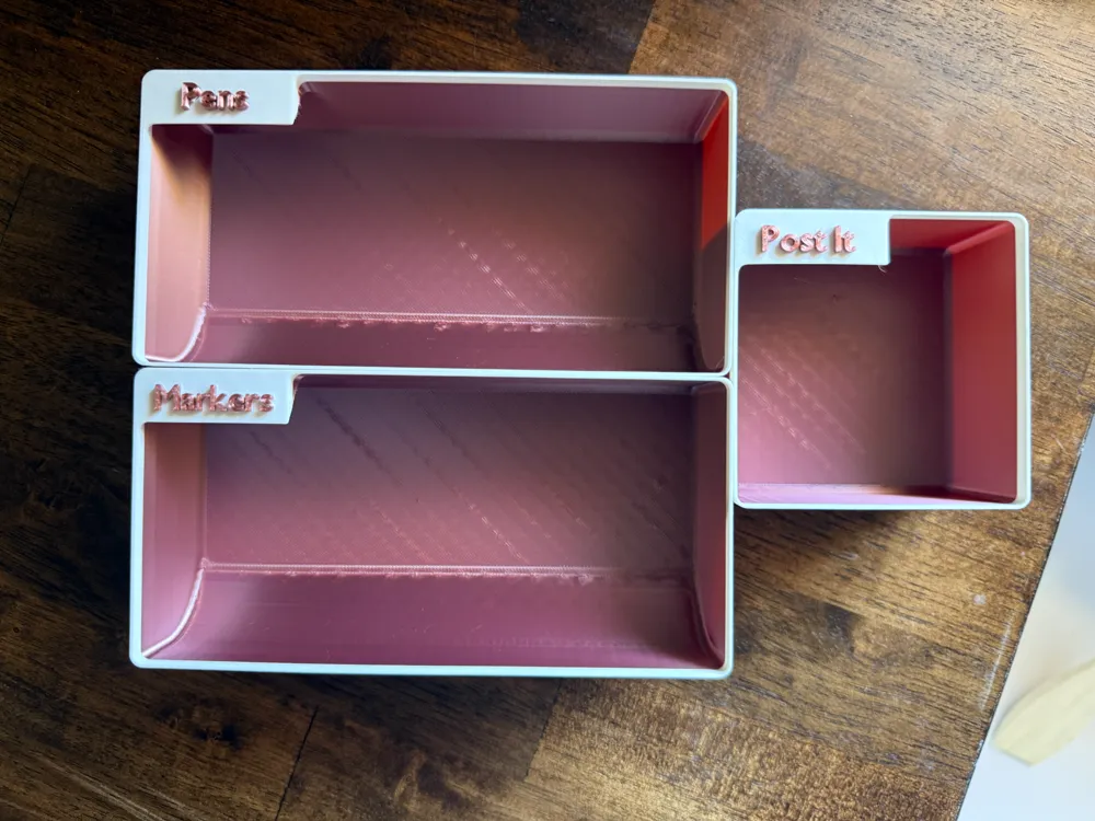 Gridfinity Desk Bins by dak_hop MakerWorld: Download Free 3D Models