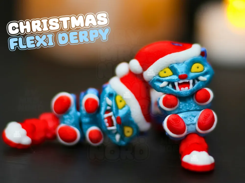 Christmas Flexi Derpy (Kpop Demon Hunters) by Mrs. Nord MakerWorld ...