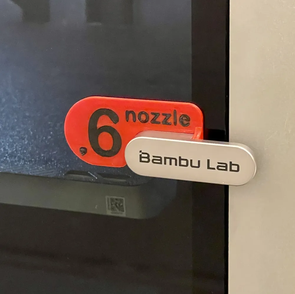 Bambu Lab Nozzle Label for X1C / P1S by schiko - MakerWorld