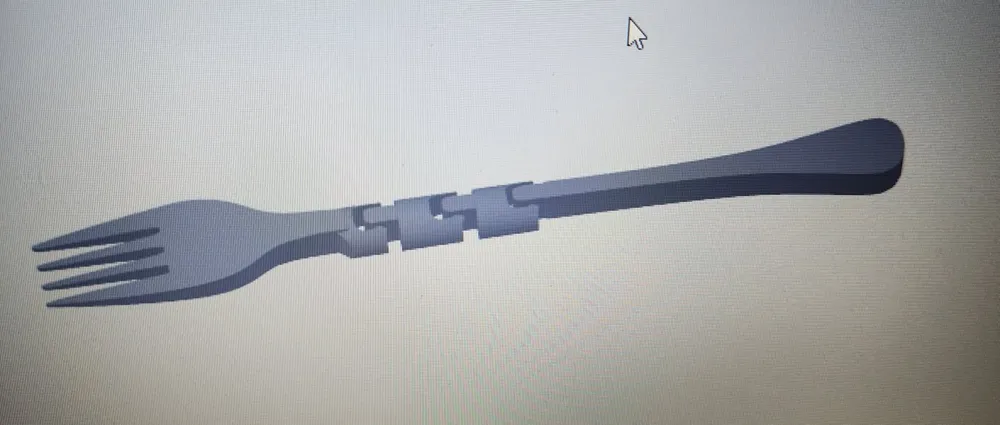 The ''USELESS'' articulated fork by jesse.payne91 - MakerWorld