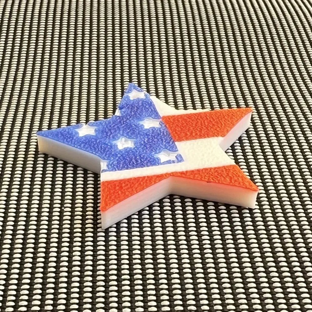 4th of July star flag by Print Life 3D MakerWorld: Download Free 3D Models
