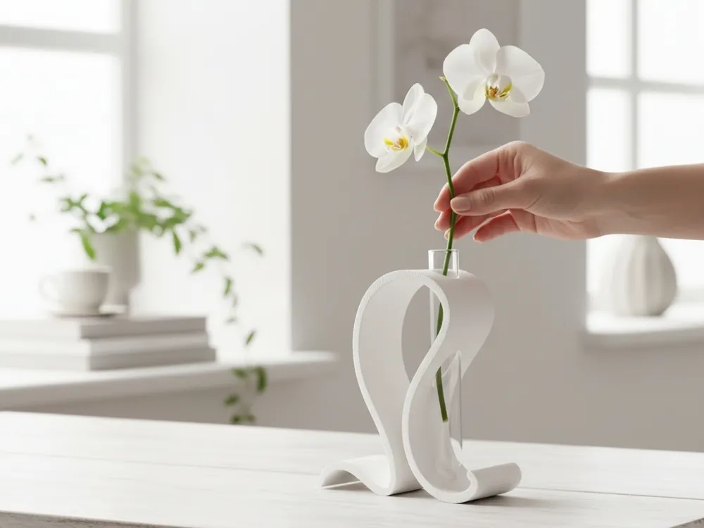 Beautiful test tube vase set, printable cylinder - Free 3D Print Model ...