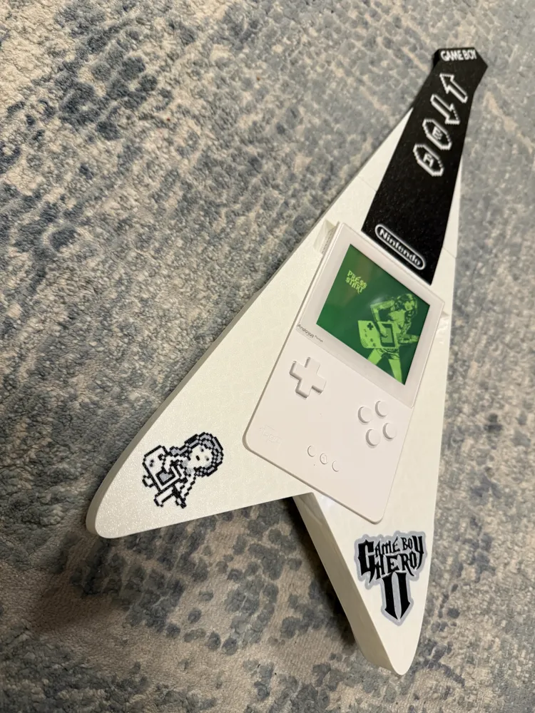 Game Boy Hero II Analogue Pocket Guitar Grip by Richie Rich Richie Rich ...