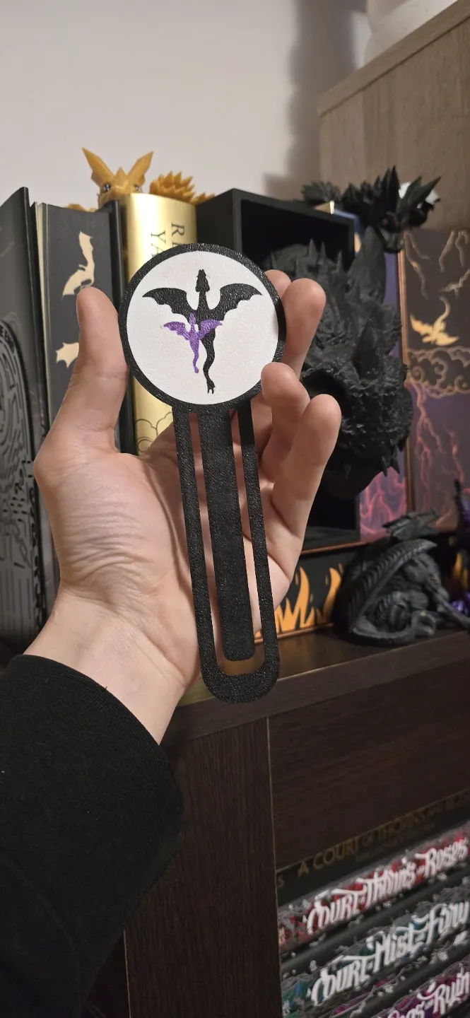 4th wing Bookmark by DreamForgeDesigns - MakerWorld