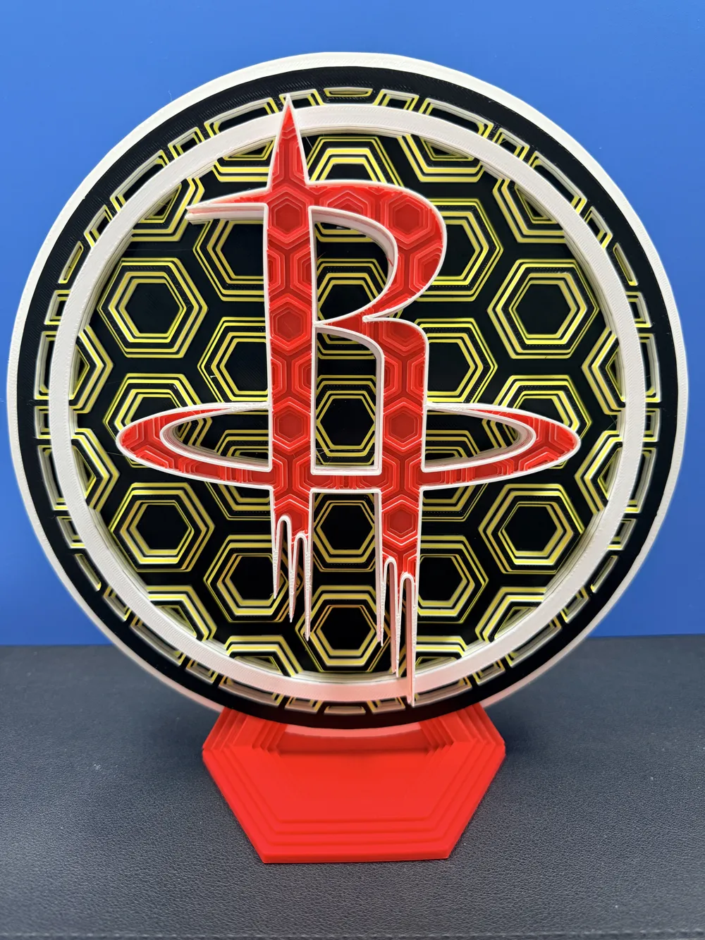 Mosaico Dimensional de los Houston Rockets - Modelo de impresión 3D ...