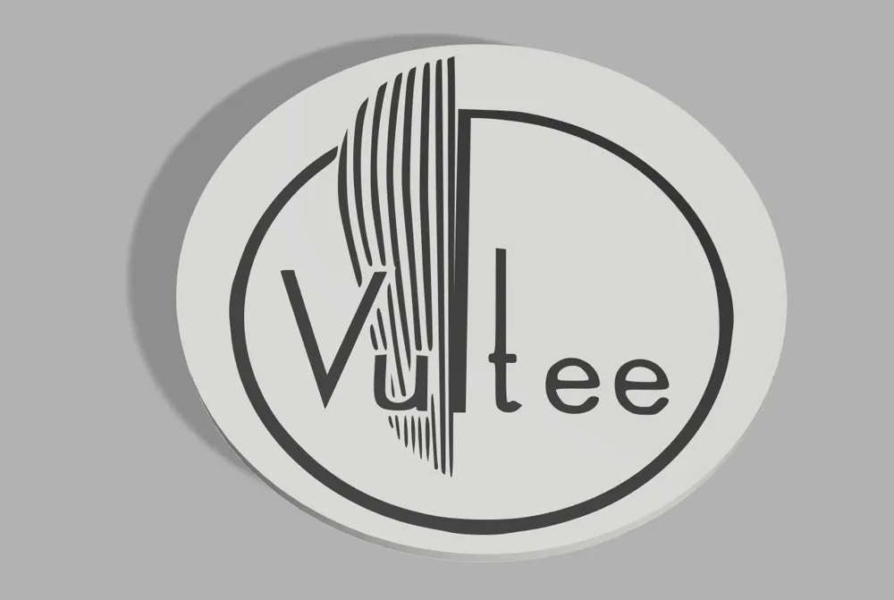 Vultee Aircraft Logo - Coaster by Fight2Fly - MakerWorld