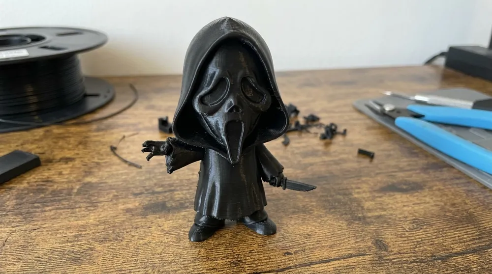 Ghostface Chibi - Free 3D Print Model - MakerWorld