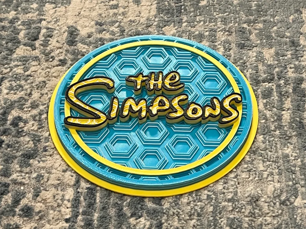 The Simpsons Dimensional Mosaic by Richie Rich Richie Rich - MakerWorld