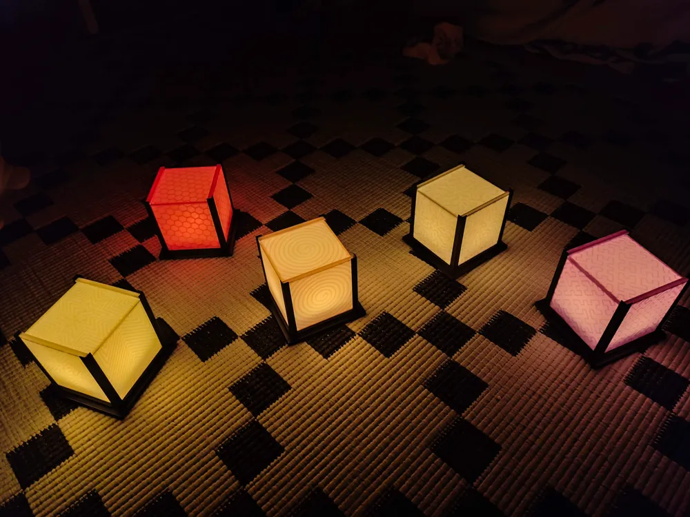 Stackable lantern with infill pattern diffusers by FCore Design ...