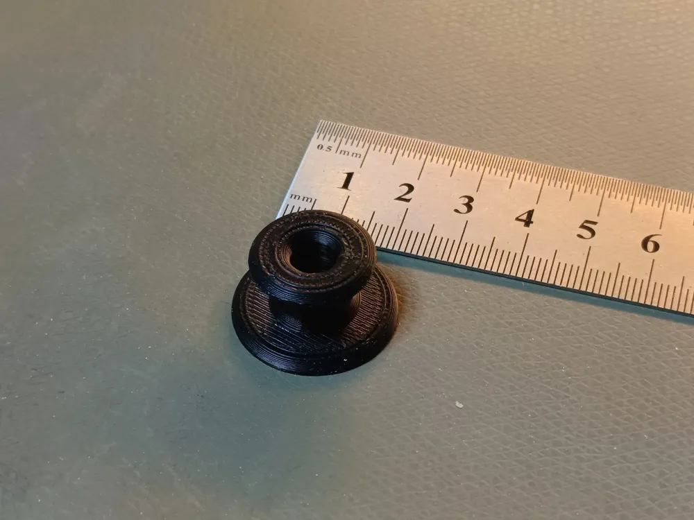 Round knob / Tarp hook for guy rope expander - Free 3D Print Model ...