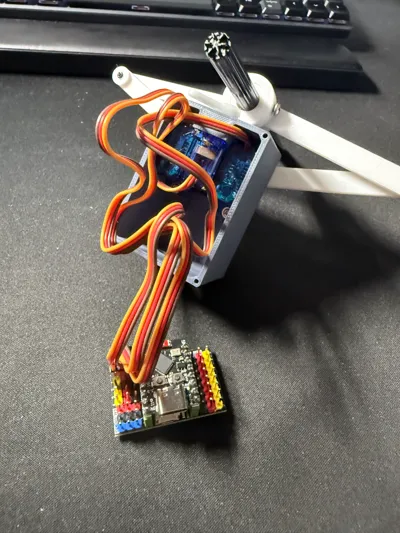 Scara 2D Drawing Robot - ESP32 five-bar link by matixovi MakerWorld: Download Free 3D Models