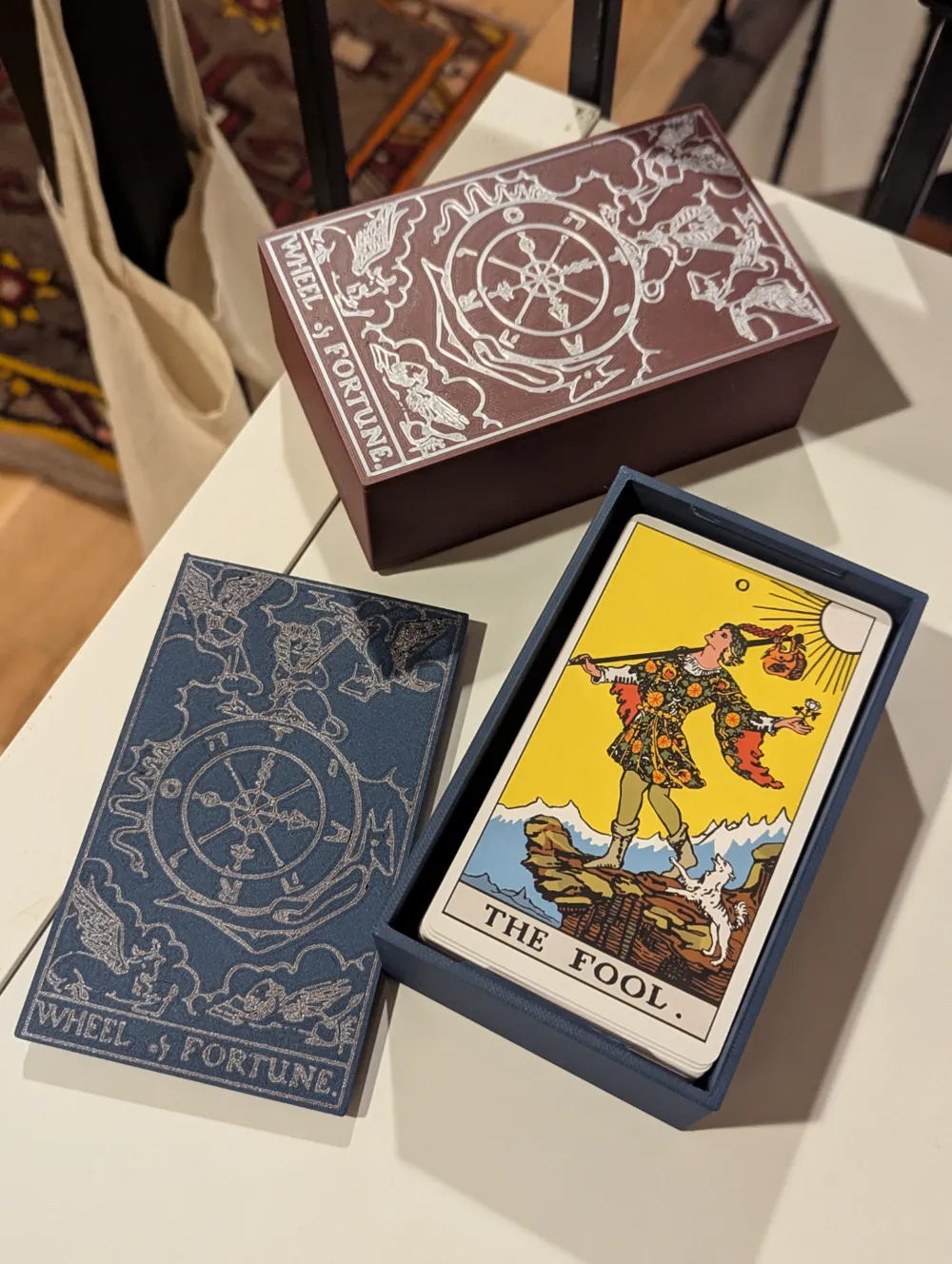Rider Waite Tarot Box with Snap Lid by PunkPrinter - MakerWorld