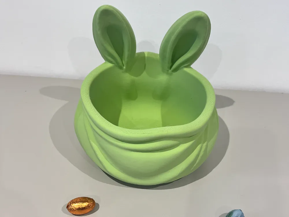 Easter Bunny Bowl - Free 3D Print Model - MakerWorld