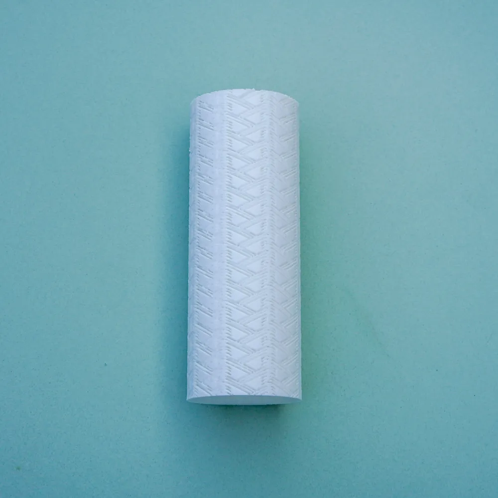 Weaved Basket Pattern Texture Roller Polymer Clay by Bogdan MakerWorld: Download Free 3D Models