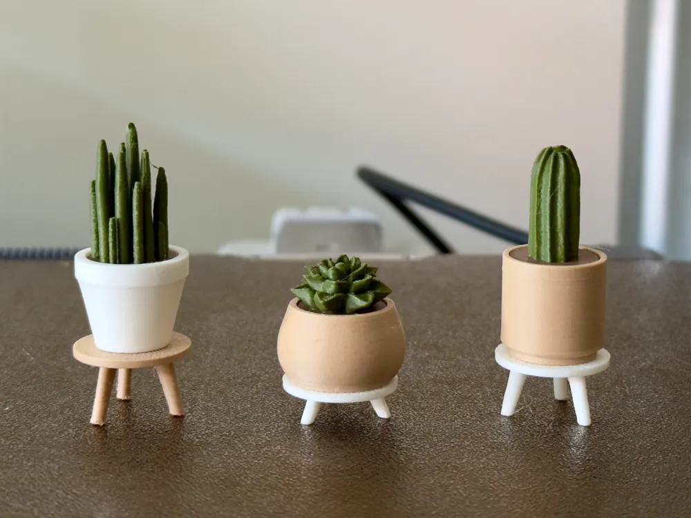 Plant Magnets (no AMS) - Free 3D Print Model - MakerWorld