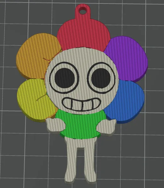 Dandy Keychain (dandys world) by Fugitivelama - MakerWorld