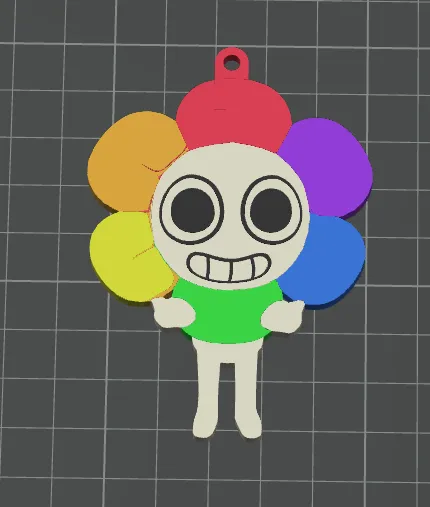 Dandy Keychain (dandys world) by Fugitivelama - MakerWorld