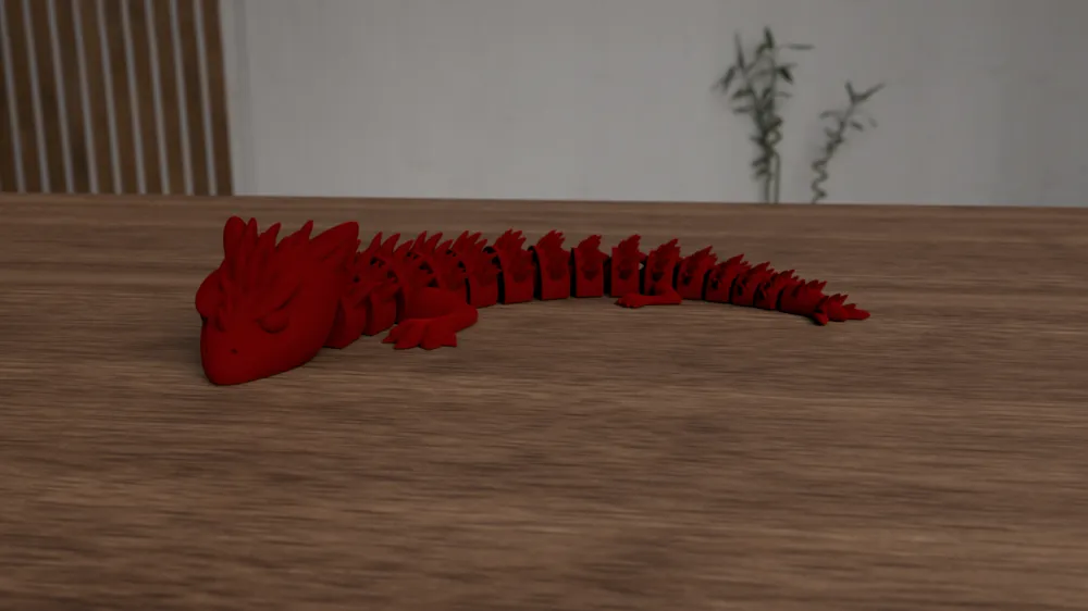 Articulated Dragon Lizard by OrangeSs - MakerWorld