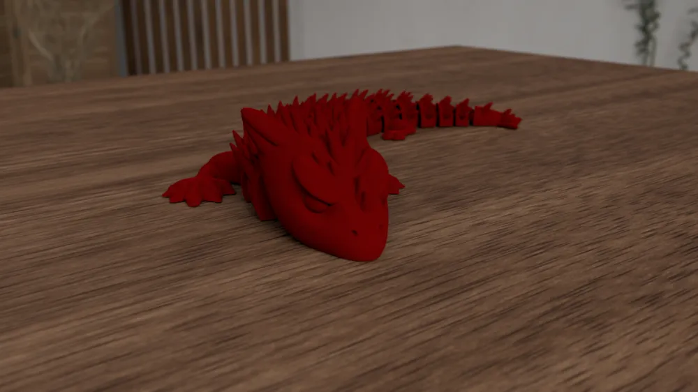 Articulated Dragon Lizard by OrangeSs - MakerWorld