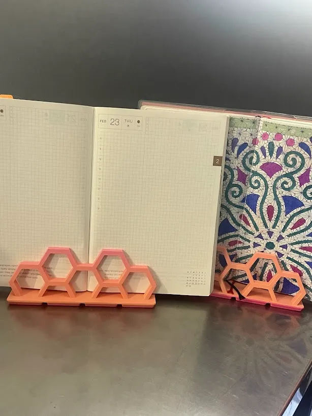 Gridfinity Book Stand / Display Remixed by organized chaos MakerWorld ...