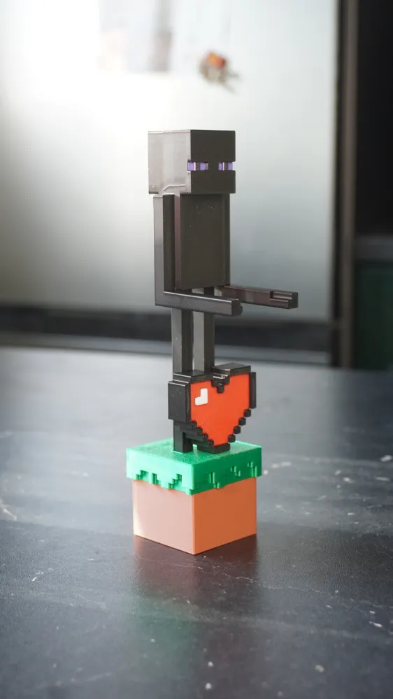 Valentine Enderman - Free 3D Print Model - MakerWorld