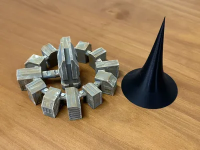 Interstellar Ship Docking Scene - Auto Balance by UniDuni3d MakerWorld ...
