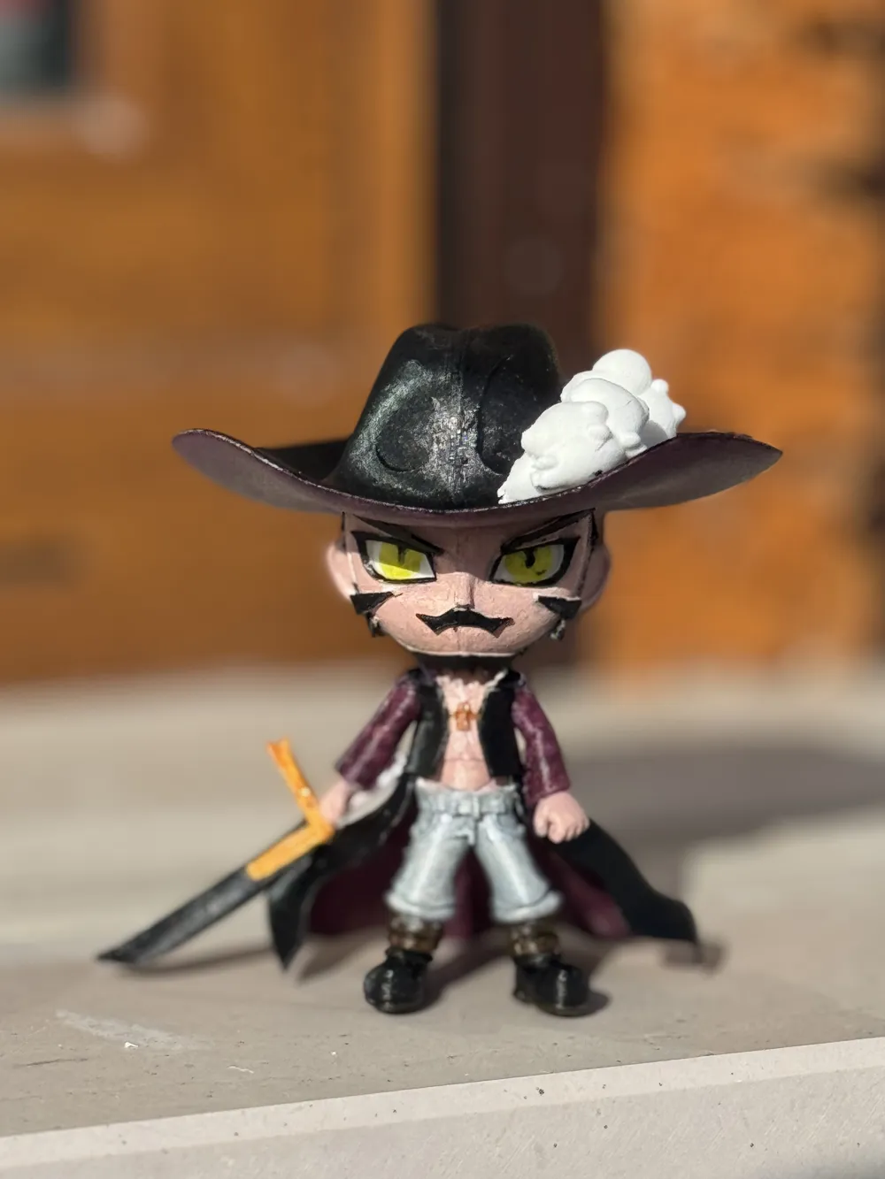 MIHAWK MUÑECO ONE PIECE por X | REV MakerWorld: Descarga Modelos 3D ...