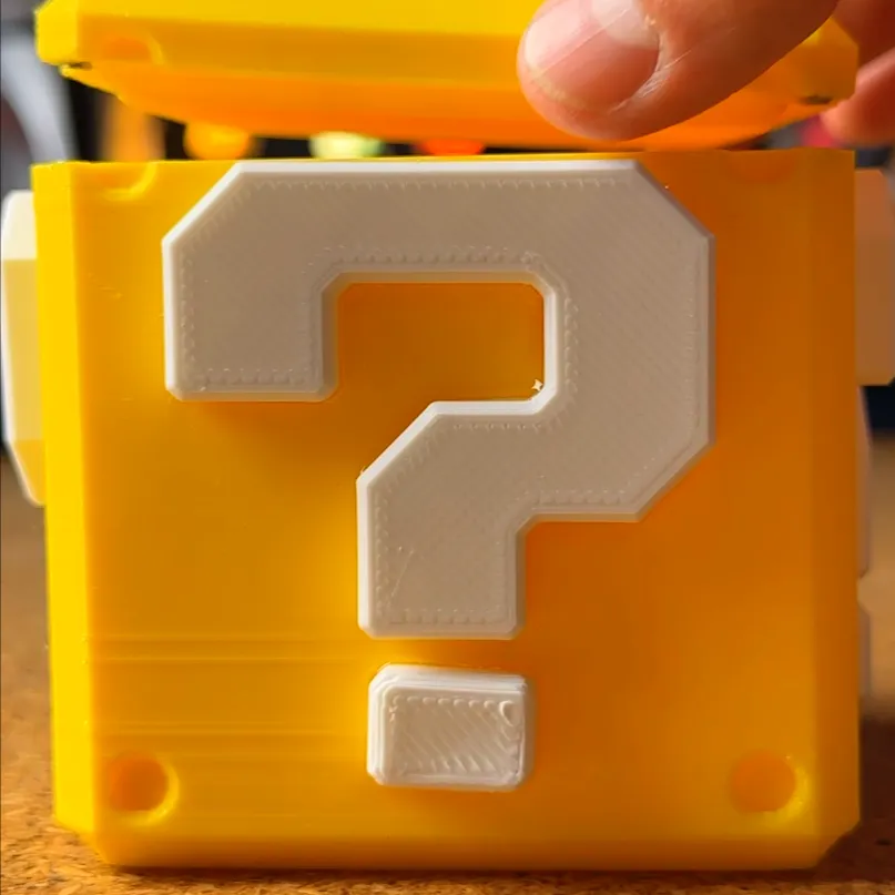 Mario Block Box with Magnetic Lid by JuanTheMaker MakerWorld: Download ...