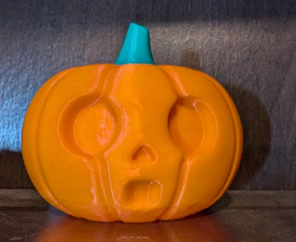 Cute Scared Pumpkin - LED Tea Light Remixed by HeXeH - MakerWorld