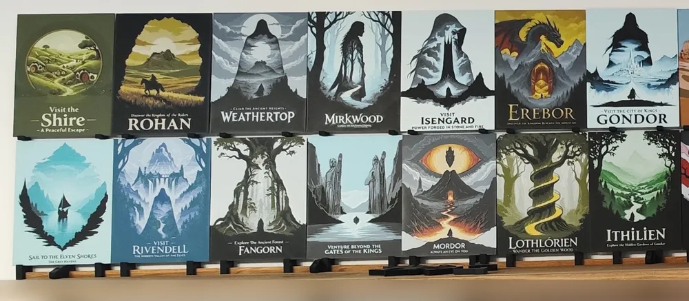 Affiche de voyage Argonath - hueforge - Modèle d'Impression 3D Gratuit ...