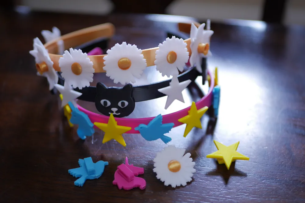Modular Headband with Customizable Charms by vorkosigan78 - MakerWorld