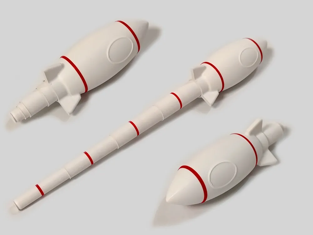 Mini Rocket Retractable Sword (Rocket Launch) by 老程3D设计 MakerWorld ...