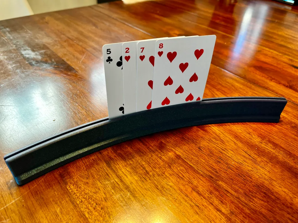 Curved Playing Card Holder by Jerald - MakerWorld