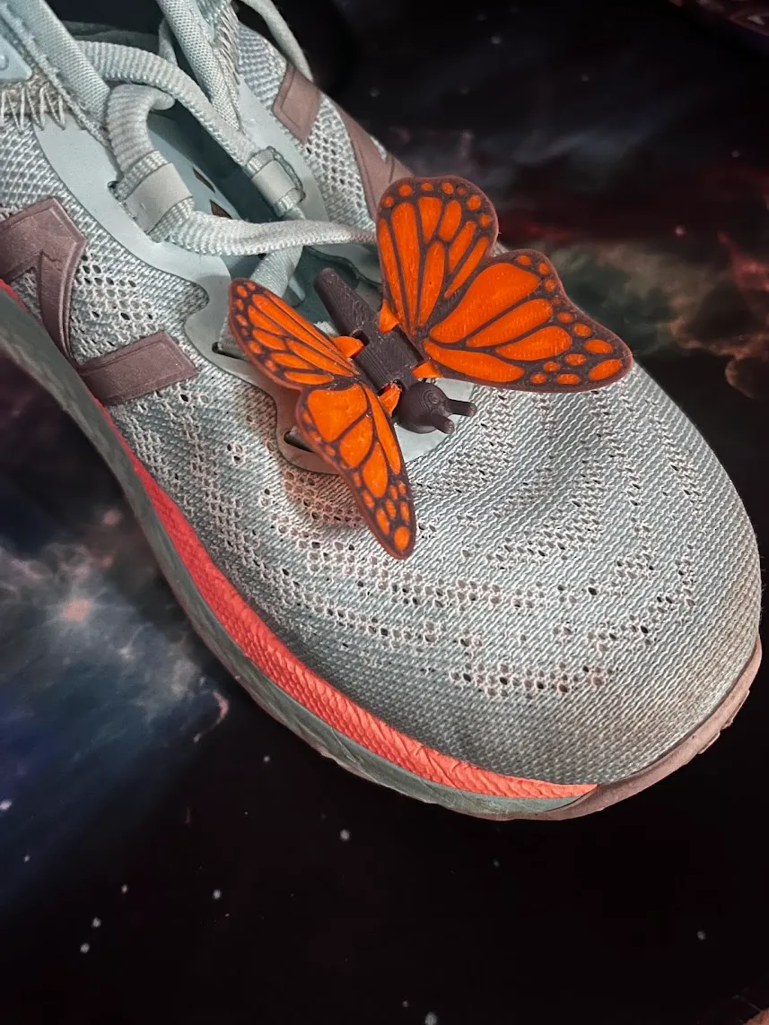 Butterfly Shoe Charms by AskNinjaTom - MakerWorld