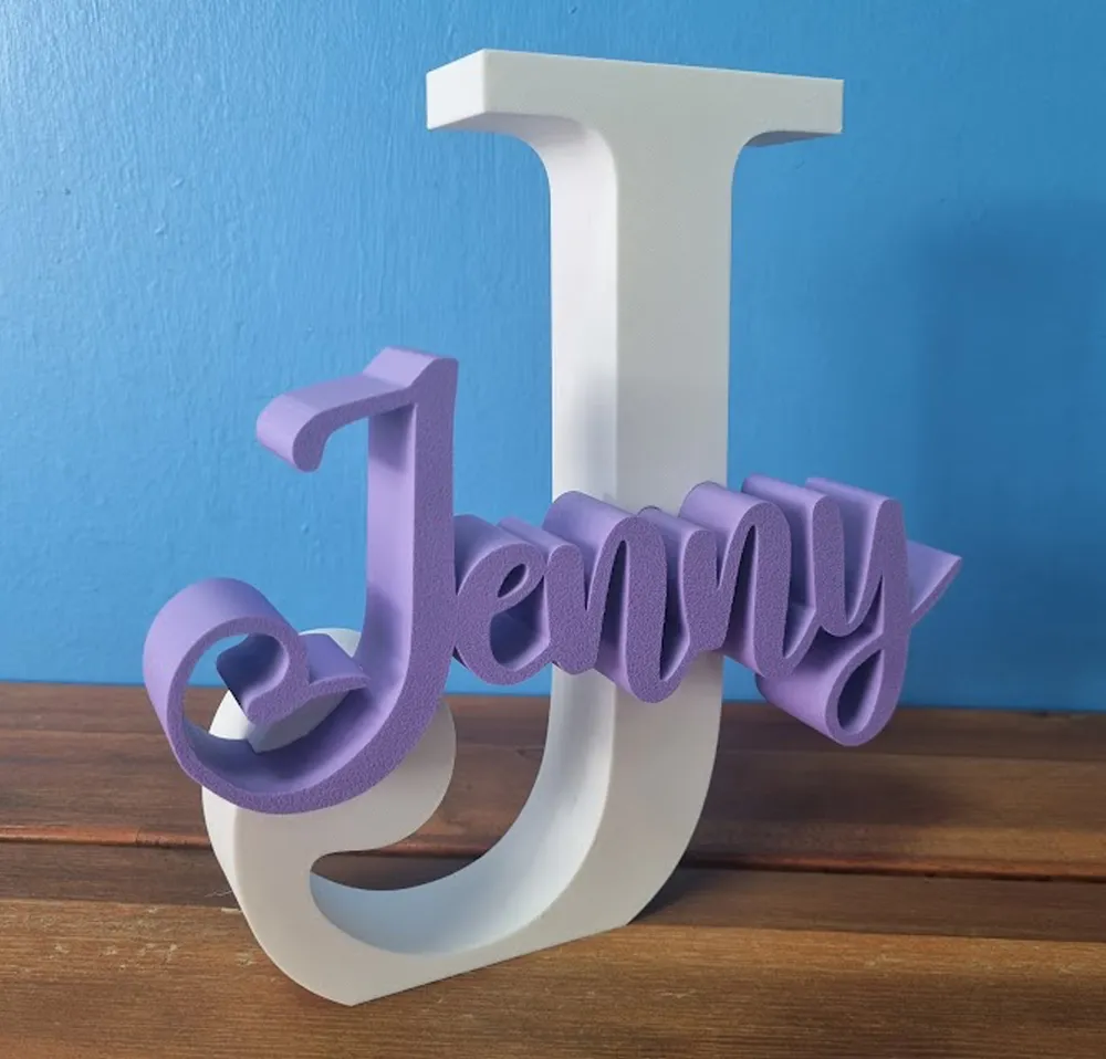 3D Letter – Personalized Name & Initial - Free 3D Print Model - MakerWorld