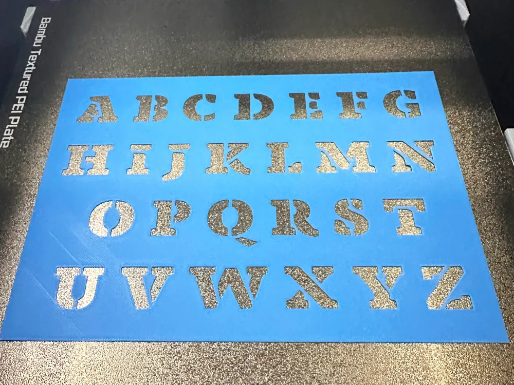 Ultimate Stencil Letters Collection for Lettering by lotus009 - MakerWorld