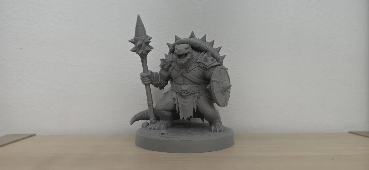 Tortoise Warrior with Spiked Mace and Shield - Free 3D Print Model ...