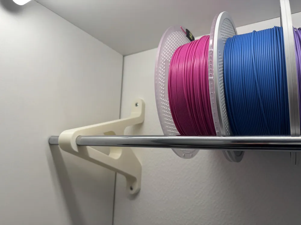 Wall Mount for 16mm Rod – Spool Holder by Bat3DPrint MakerWorld ...