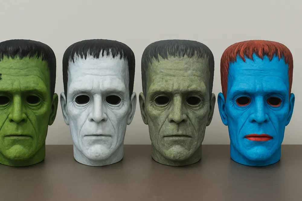 Frankenstein Halloween Mask - Free 3D Print Model - MakerWorld