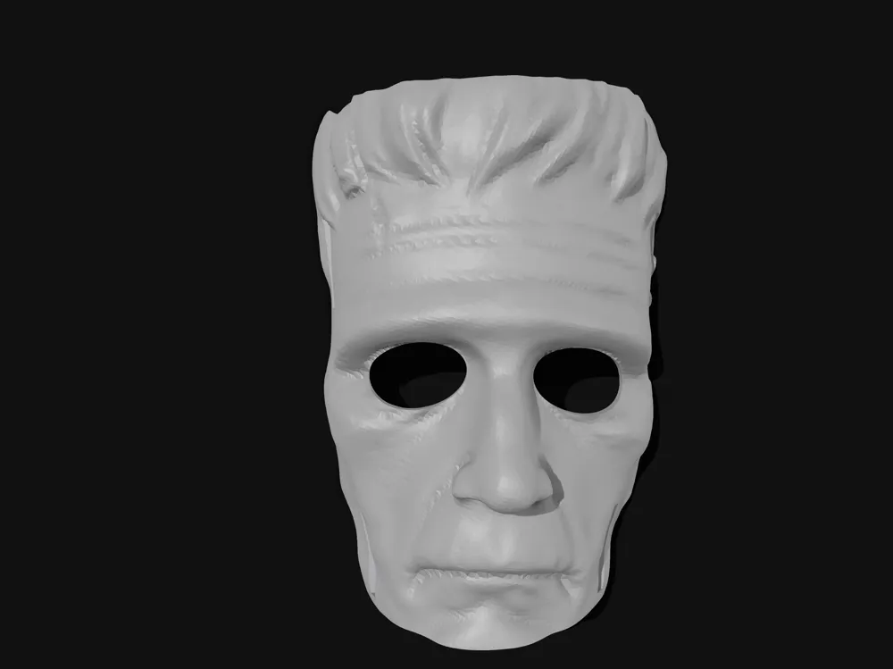 Frankenstein Halloween Mask - Free 3D Print Model - MakerWorld