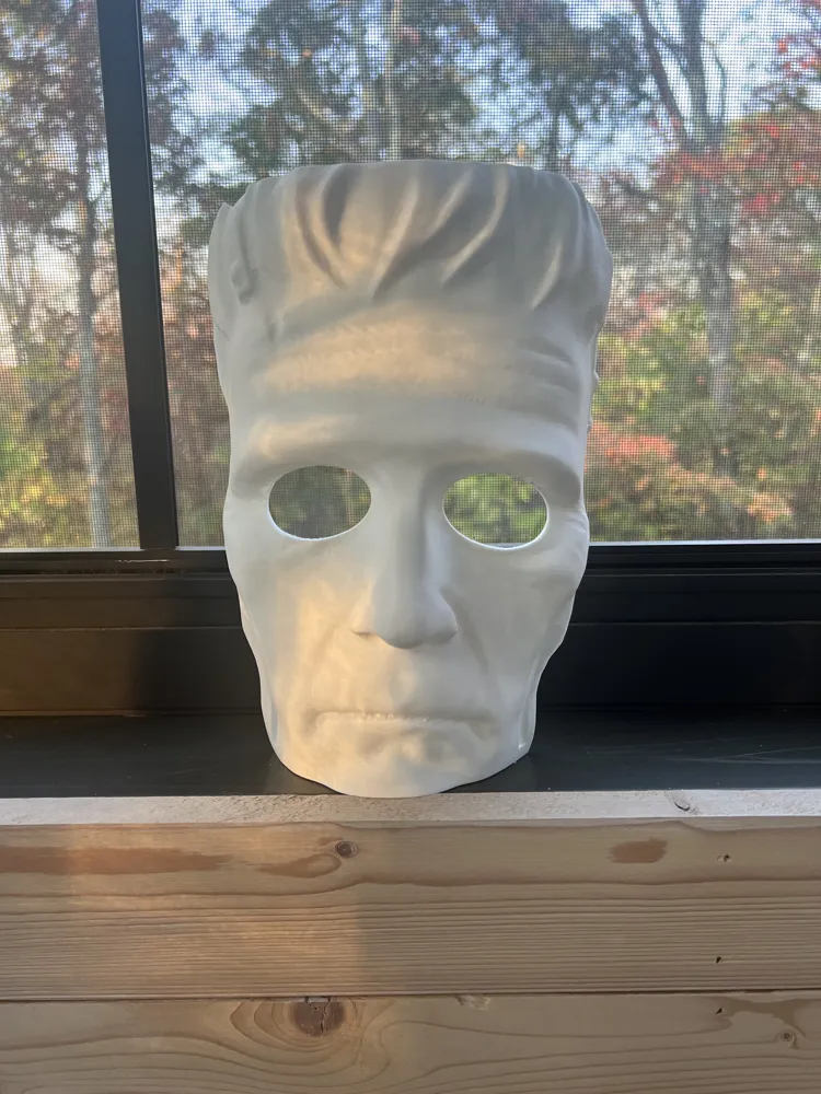 Frankenstein Halloween Mask - Free 3D Print Model - MakerWorld