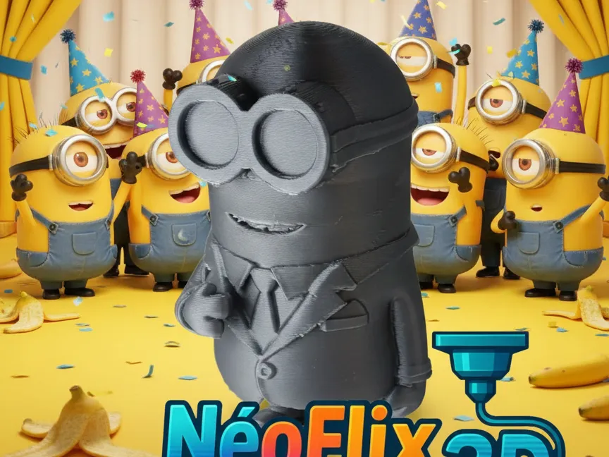 Minion Spy: The Clever Agent - Free 3D Print Model - MakerWorld
