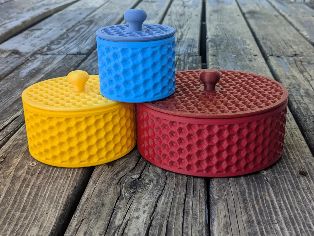 Honeycomb Containers - Free 3D Print Model - MakerWorld