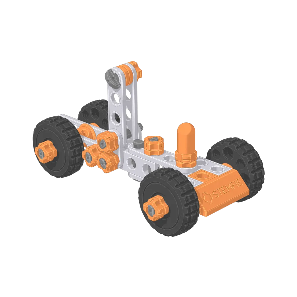 STEMFIE rubber-band-driven car by Stemfie3D - MakerWorld