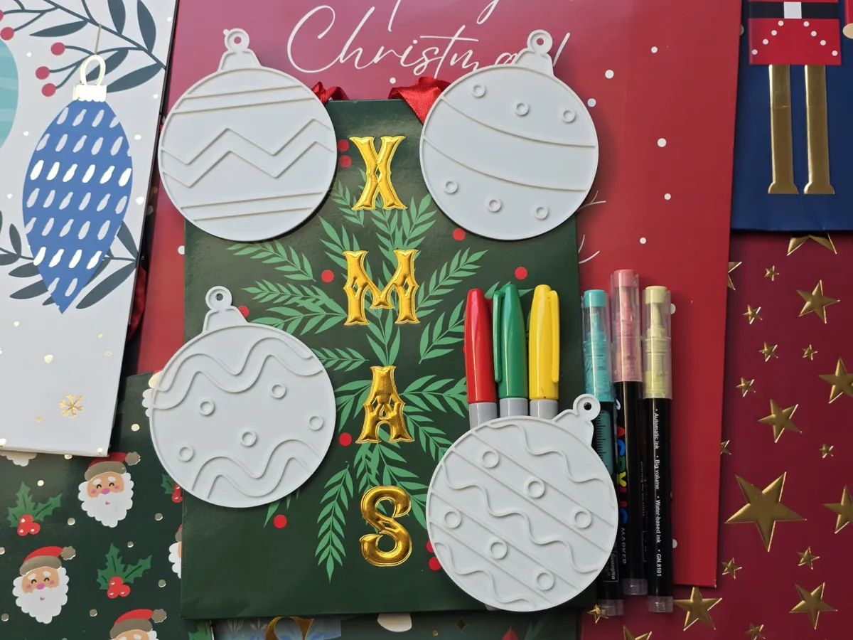 Christmas Bauble Coloring Tree Ornament Set 28 - Free 3D Print Model ...