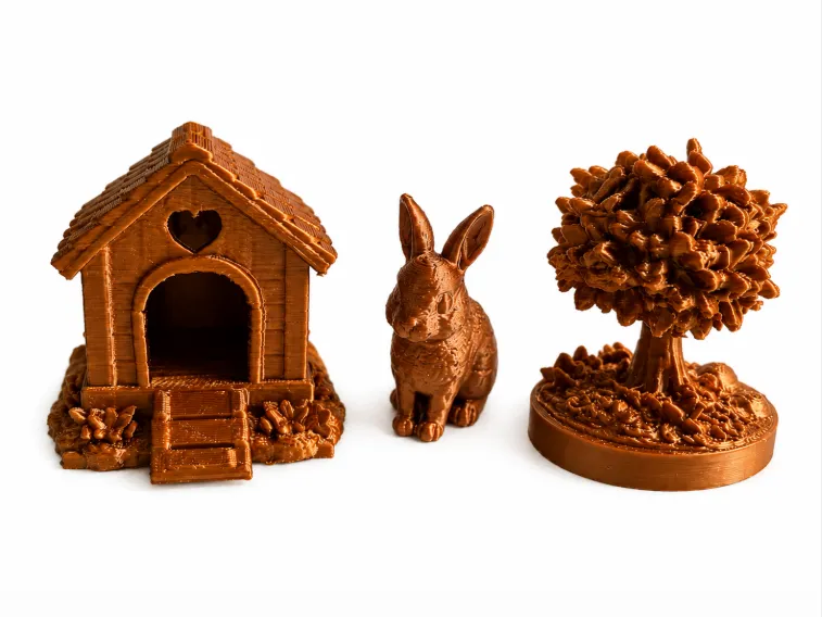 Bunny Garden Miniature Set- Bunny House& Tree - Free 3D Print Model ...