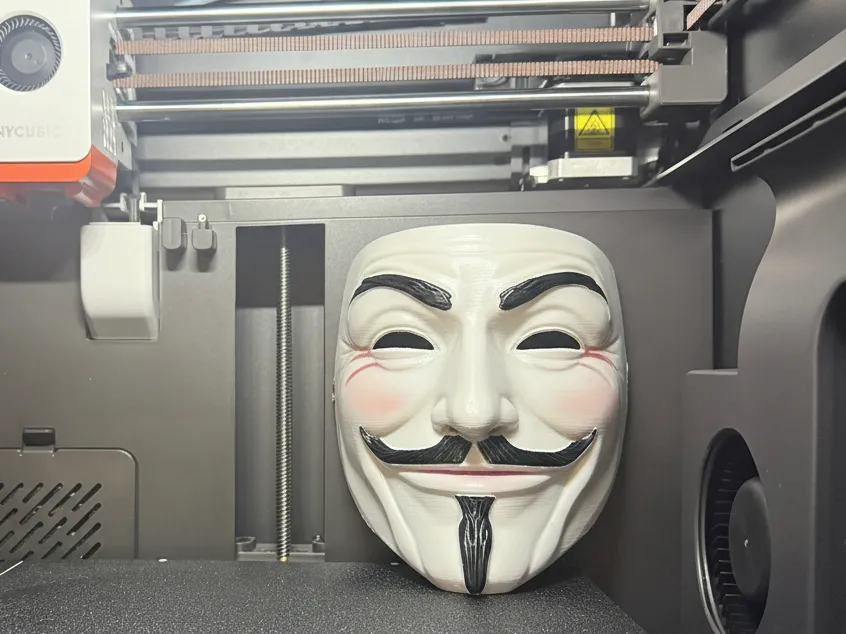 V for Vendetta Maske - Guy Fawkes – Kostenloses 3D-Druckmodell – MakerWorld