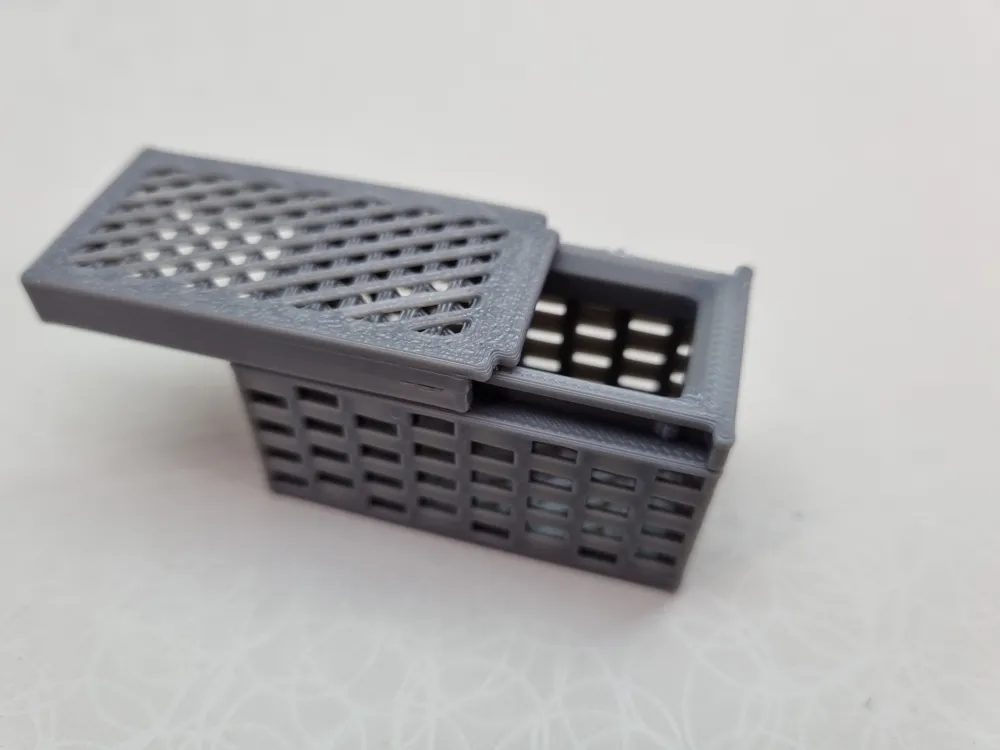 Parametric Knitted Storage Box with Fidget Clicker - Free 3D Print ...