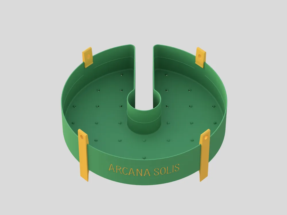 Round Irrigation Spreader / Drip Tray, many sizes by Dayowe - MakerWorld
